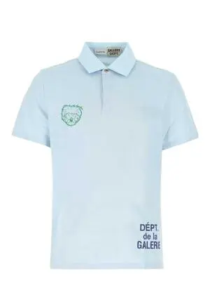 LANVIN X Gallery Dept. Cotton Polo Shirt - Blue