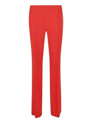 Moschino Pressed Crease Fla Trousers - Red