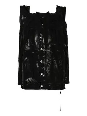 Rick Owens Tec Worker Denim Jacket - Black