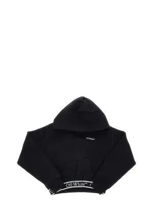 Off-White Logo-print Hoodie - Black