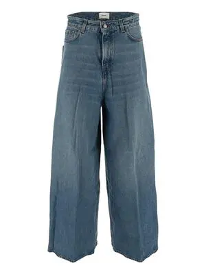 HAIKURE Big Bethany Wide-leg Jeans - Blue