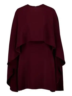 VALENTINO Valentino Cape With Round Collar And Zipper Opening