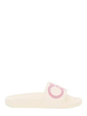 SALVATORE FERRAGAMO Salvatore Ferragamo Gancini Logo Slippers