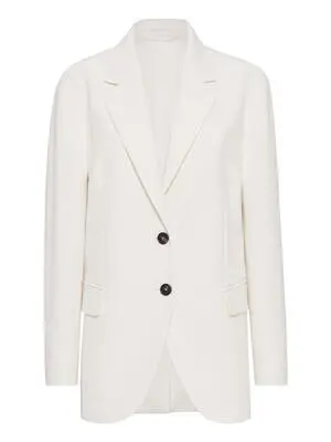 Brunello Cucinelli Monili Detail Blazer - Panama