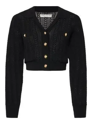 ALESSANDRA RICH Alessandra Rich Button-Up Knitted Cardigan With Collar