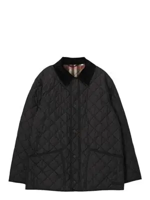 BURBERRY Burberry Quilted Long-Sleeve Jacket With Classic Collar