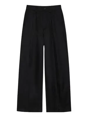 ANINE BING Carrie Cropped Trousers - Black