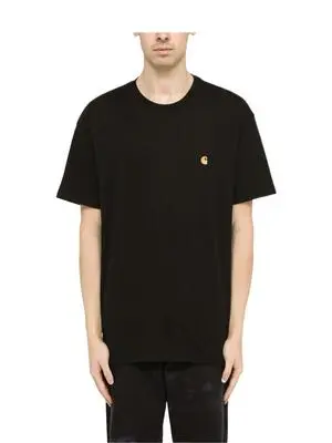 Carhartt Work In Progress Carhartt WIP Logo Detail T-Shirt Black