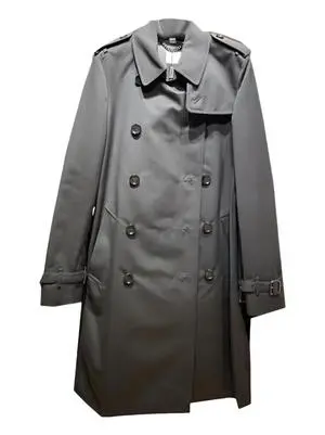 Burberry Burberry Double-Breasted Trench Coat Black