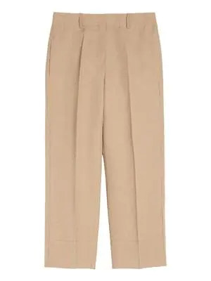Max Mara Logo Casual Pants - Nude