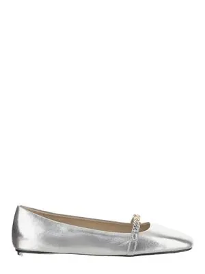 Pinko Chain-embellished Ballet Flats - Grey