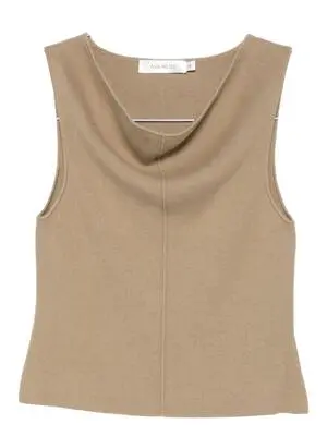 AYA MUSE Knitted Vest - Nude