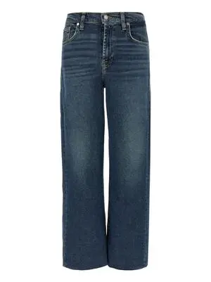 7 For All Mankind Alexa Cropped Jeans - Blue