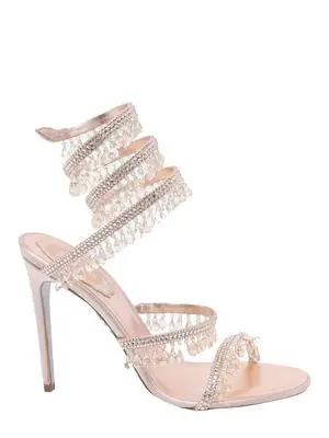 RENE CAOVILLA Rene Caovilla Chandelier Embellished Spiral Sandals