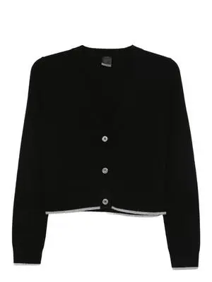 Pinko V-neck Cardigan - Black