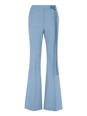 Fendi Wool Gabardine Trousers - Blue