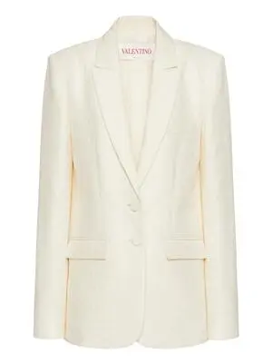 Valentino Garavani Toile Iconographe Blazer - Ivory