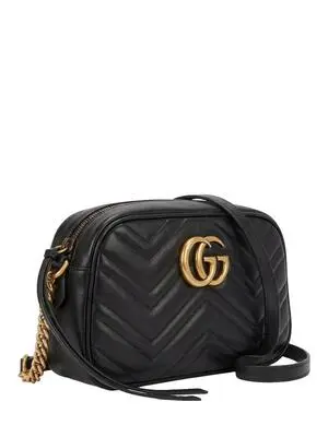 Gucci Gg Marmont Shoulder Bag - Black