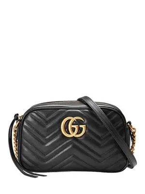 Gucci Gg Marmont Shoulder Bag - Black