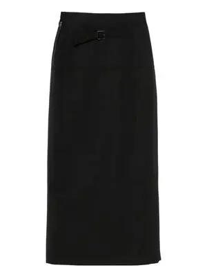 LEMAIRE Lemaire Slited Straight Hem Midi Skirt