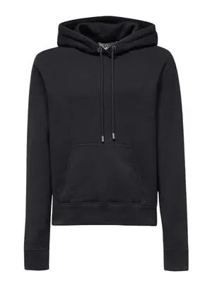 LANVIN Drawstring Hooded Sweater - Black