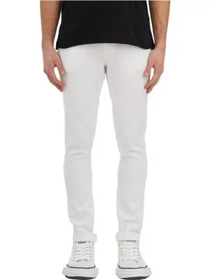 DONDUP Logo Denim Pants - White