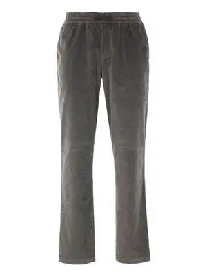 Sease Corduroy Drawstring Pants - Black