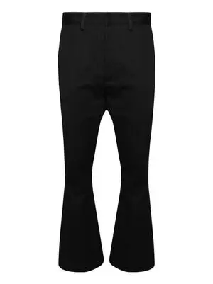 Amiri Mid-rise Flared Trousers - Black