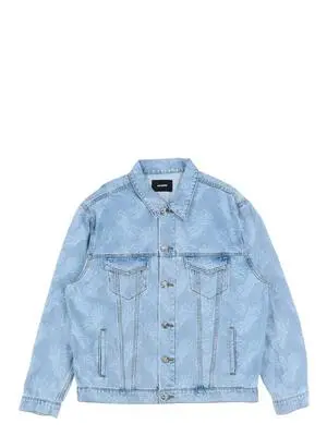 We11Done Long-sleeved Denim Coat - Blue