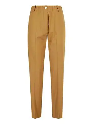 ALYSI Tailored Pants With Waistband Detail - Brown