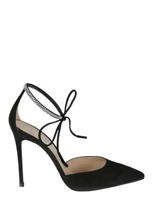 GIANVITO ROSSI Gianvito Rossi Black Lace-Up High Heels