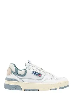 AUTRY Clc Low-top Sneakers - White And Silver Blue