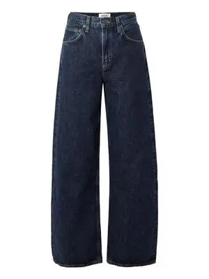 AGOLDE Low Curve Wide Leg Jeans - Black