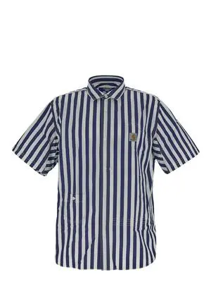 Junya Watanabe Striped Poplin Shirt - Gray