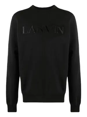 LANVIN Round Neck Sweater - Black