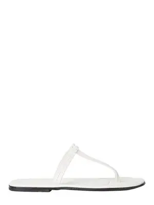 TOTEME Logo Flip-flops - White