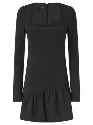 PINKO Pinko Square Neck Long Sleeve Dress