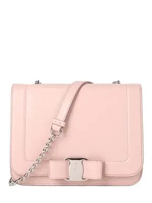FERRAGAMO Vara Rw Series Shoulder Bag - Nude