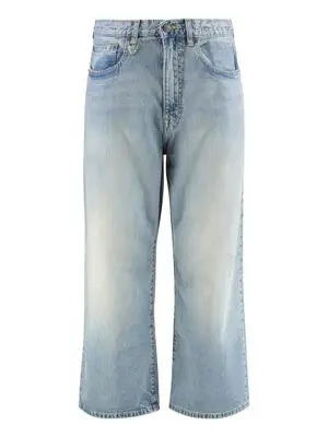 R13 R13 High-Rise Wide-Leg Jeans No