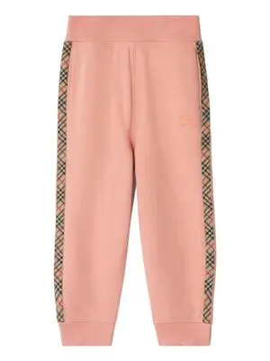 Burberry Jackson Check Tape Casual Trousers - Slipper