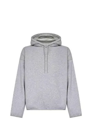 MAISON MARGIELA Dropped-shoulder Hooded Sweatshirt - Grey