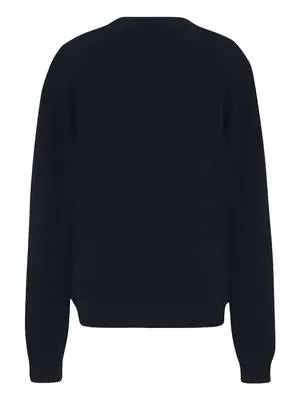 THE ROW The Row Kisaora Crewneck Knitted Jumper Deep Blue