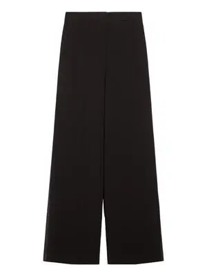 Max Mara Leccio Straight Leg Trousers - Black