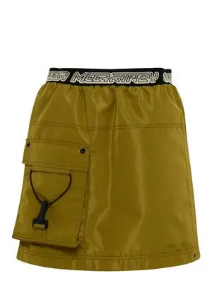 Stella McCartney Logo Waistband Cargo Pocket Skirt - Brown