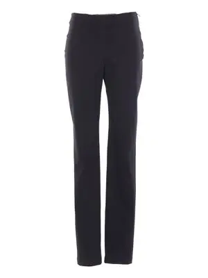 ANN DEMEULEMEESTER Side-zip Straight-leg Trousers - Black