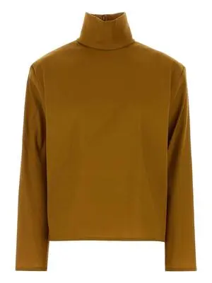 Saint Laurent Saint Laurent Long Sleeve Knitted Jumper Brown
