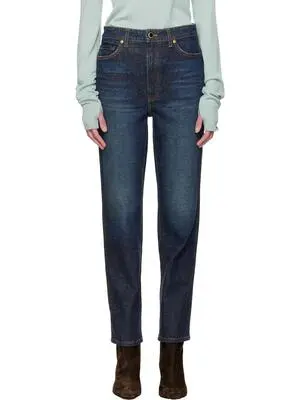 Khaite Abigail Straight-leg Jeans - Blue