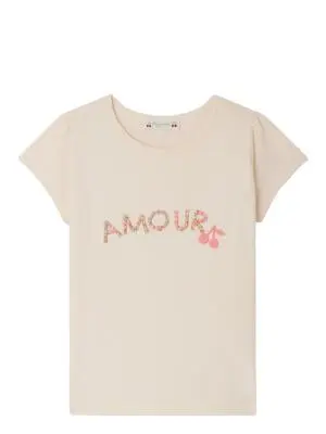 Bonpoint Amour Print T-shirt - White