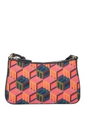 MCM MCM Monogram Zip-Up Mini Shoulder Bag