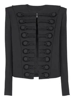 Balmain Grain De Poudre Spencer Jacket - Black